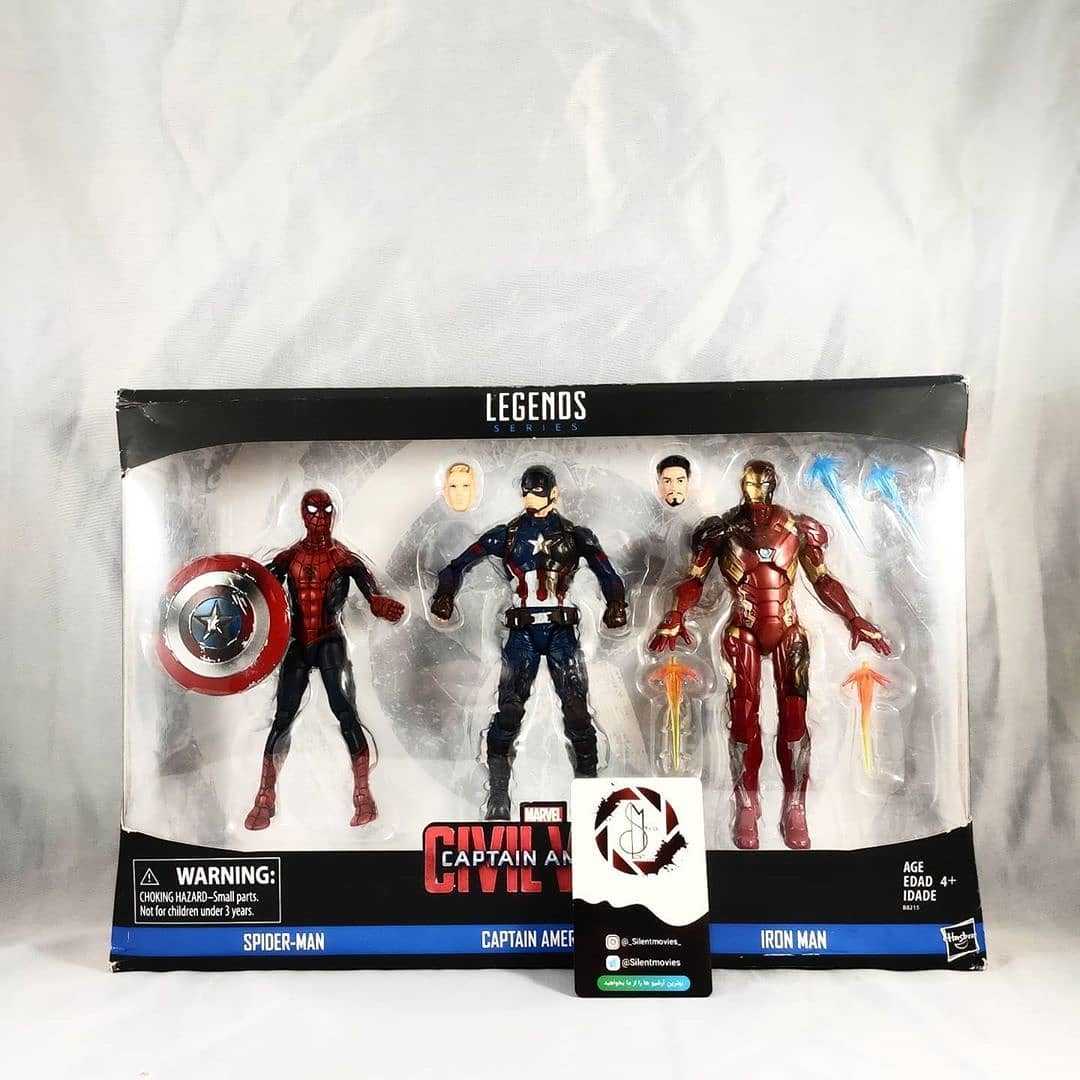 ست اکشن فیگور های Marvel Legends Captain America: Civil War 6-inch ...